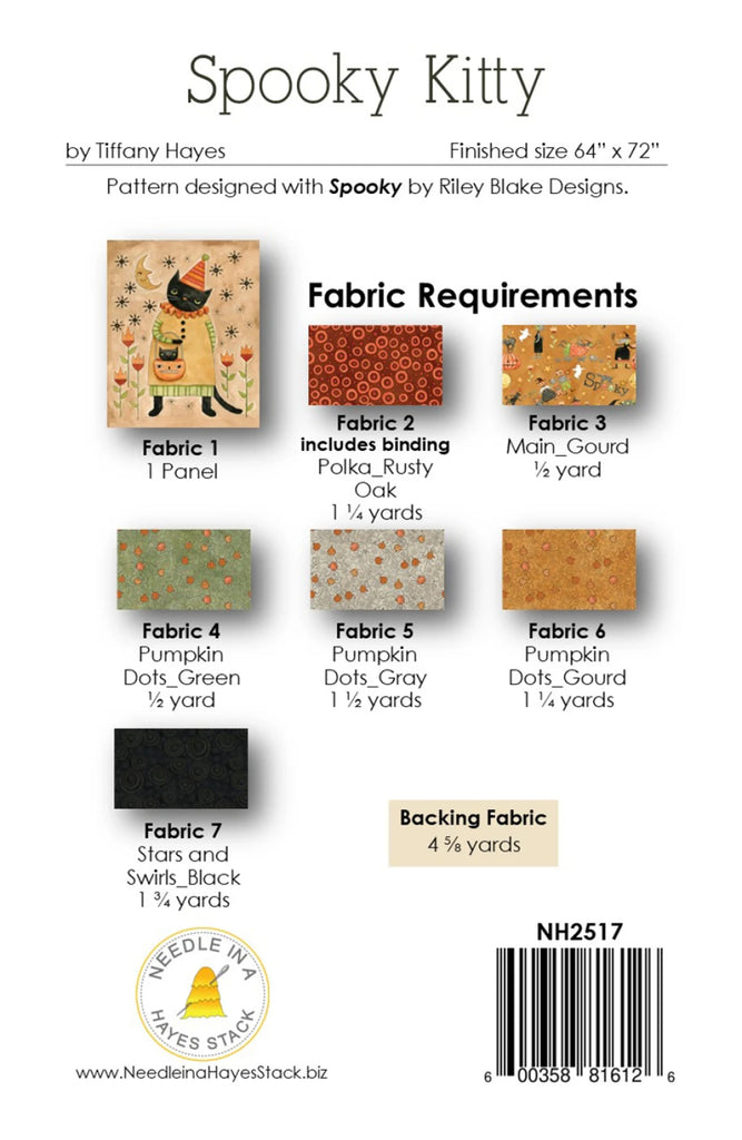 Spooky Kitty – Happy Wife Quilting